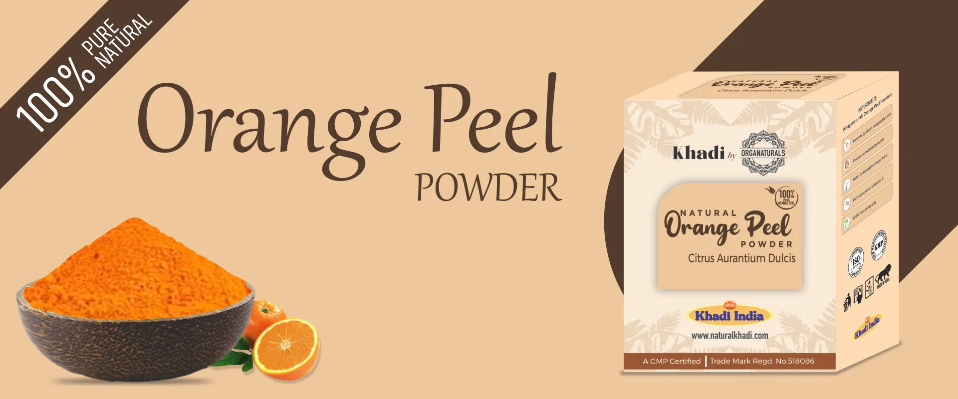 Orange Peel Powder | Best Orange Peel Powder | DKI Henna
